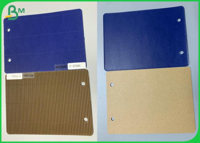 Black Single Face Corrugated Board Sheets E F Flute Light Weight And Stable