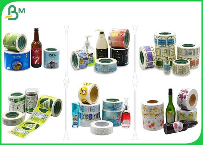 80um 100um Printed Waterproof Synthetic Paper Roll For QR Code Label 700 x 1000mm