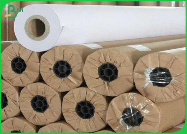 Plotter Paper Direct CAD Paper Rolls 36'' x 150'' 20 lb Uncoated 92 Bright 2'' Core 