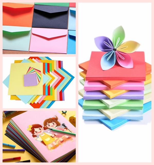 Colored cardstock paper