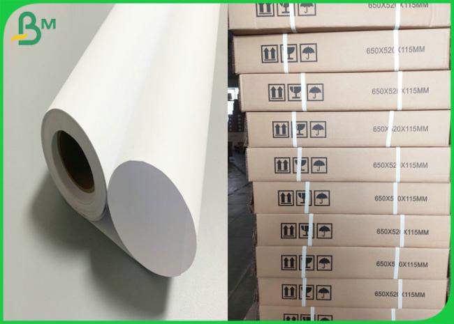 Wide Format 1520mm x 50m 80gsm CAD Plotter Paper High Brightness