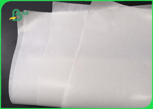 Eco - friendly Oil Resistant 35GSM White Greaseproof Paper For Fast Food Wrapping