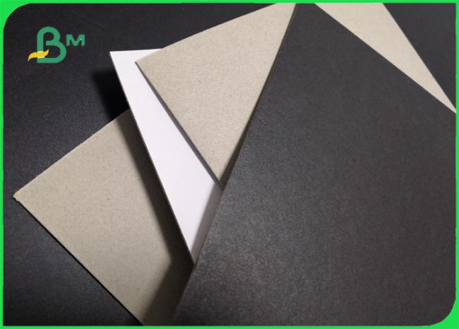 1.2mm 2mm Black Laminated Gray Board For Stationery Good Smoothness A4 A3