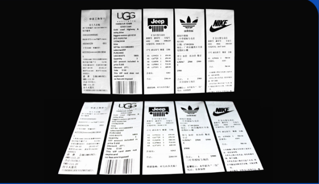 12mm Core 55gr 58gr 44mm 57mm 80mm Thermal Paper Rolls For POS Bill Paper