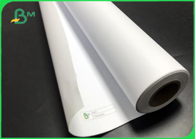 2inch Core A0 A1 Format 80gsm White Bond Plotter Paper Rolls For Cad Inkjet Plotter