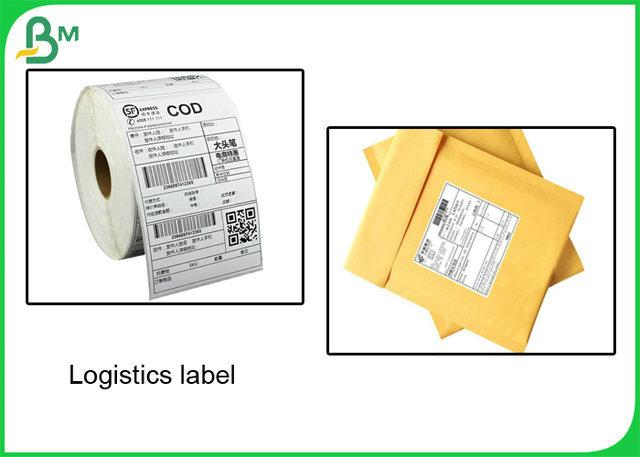 35Inch 47Inch Roll 65GSM 70GSM 80GSM White Thermal Paper Roll For Logistics label