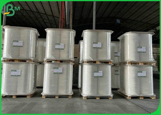 35Inch 47Inch Roll 65GSM 70GSM 80GSM White Thermal Paper Roll For Logistics label