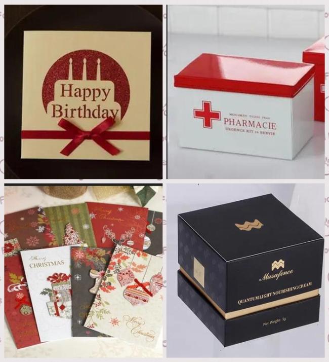 230 Gsm 250 Gsm Ivory Paper Board For Christmas Card One Side Coated Glossy