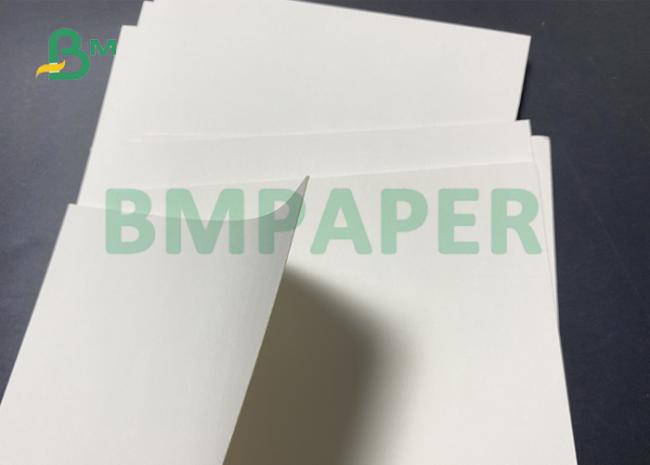 340gsm 0.7mm 1.9mm 1 Side PE Coated Paper For Water Cup Pad Natural White