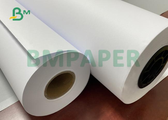 80gsm Customized Size CAD Drawing Plotter Paper Roll Printable Waterproof