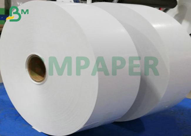 52g 55g Scratch Resistant Thermal Paper Jumbo Rolls Label Stock Material 