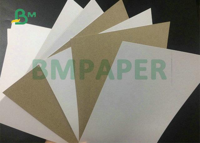 노말 패키지를 위한 65 Ｘ 92 센티미터 250gsm 300gsm 350gsm 화이트 백 코팅된 이중화 보드