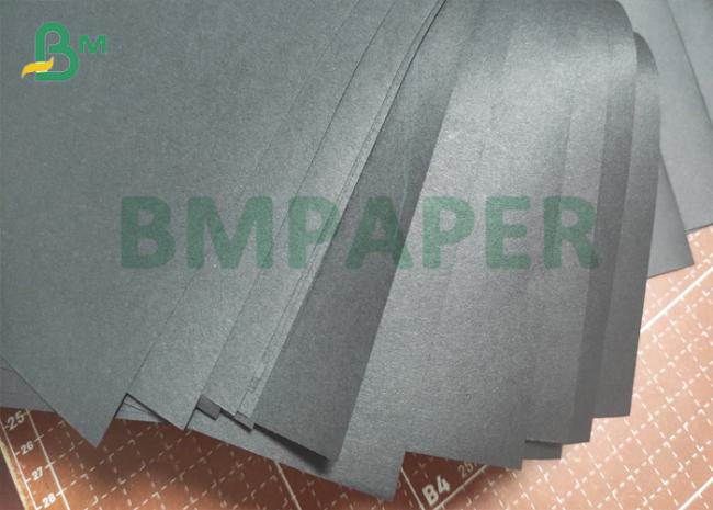 Black cardstock paper