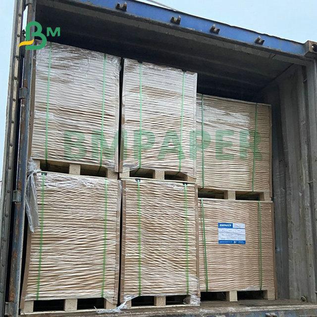 65g 75g Coated One Side Beverage Bottle Labels Paper  For High Wet Strength  800mm 850mm 