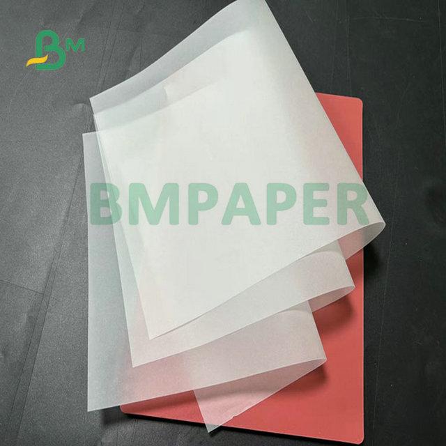 24 x 36inch 50gram 55gram Translucent  Inkjet Printing White Tracing Paper Vellum Paper  For Gift Package 