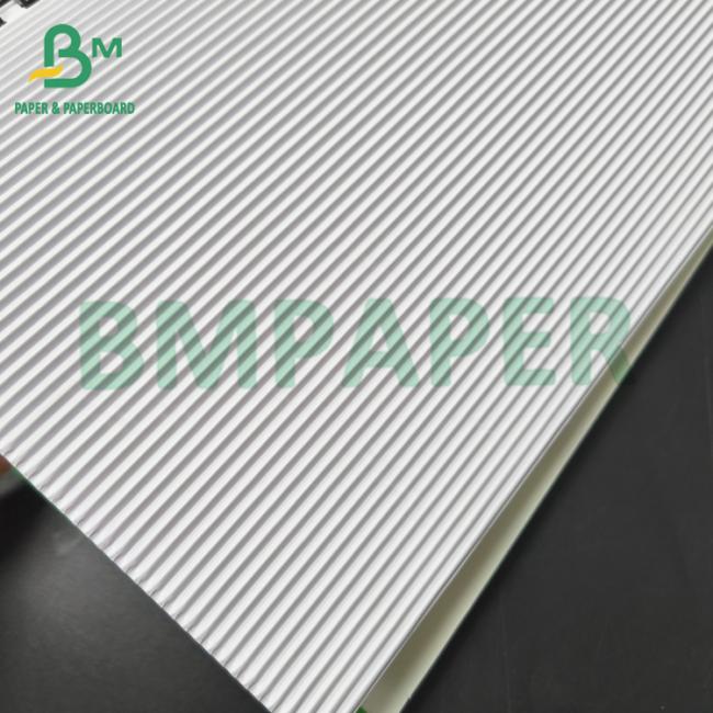 White Brown Black Corrugated Cardboard Sheet E Flute F Flute Three Lays