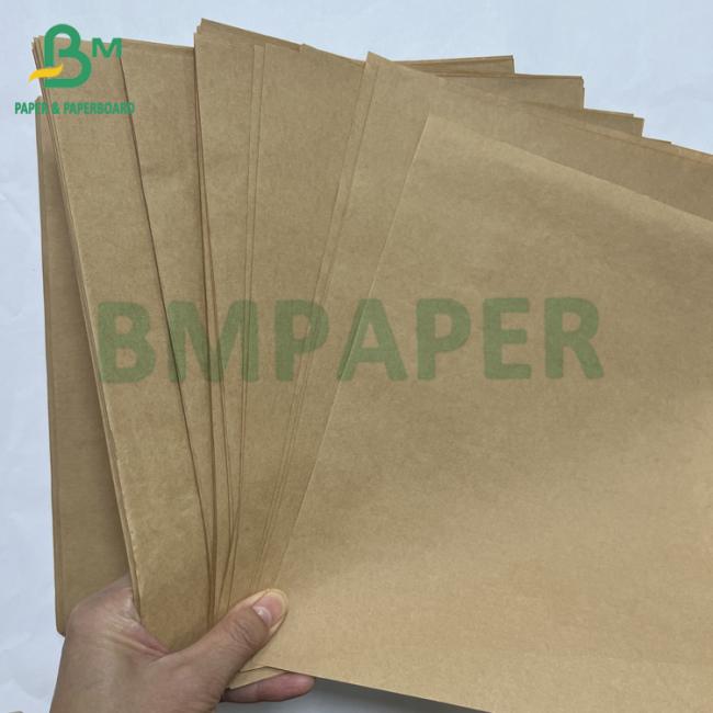 50 - 200gsm Sturdy Brown Kraft Paper Roll with Good Expansible