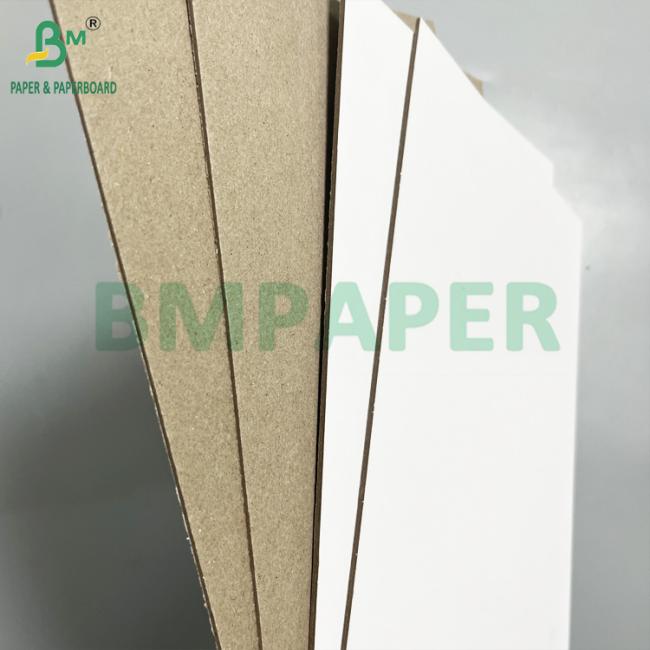 Good Printing Performance 1500gsm White Clay Duplex Board 700 * 1000 mm