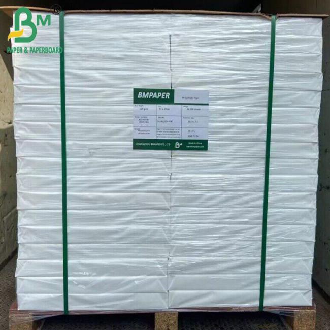 300um Matte Pp Synthetic Paper For Inkjet Printers Waterproof Tear Resistant White Paper