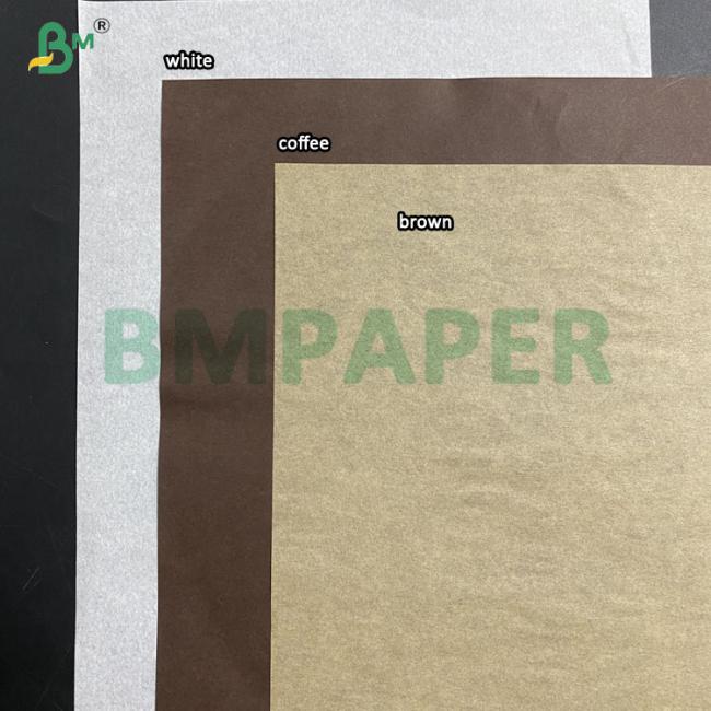 40g White Food Safe Sandwich Packaging Greaseproof Paper Sheets 400mm X 660mm