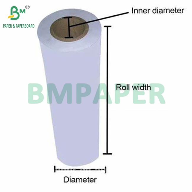 80GSM Plotter Bond Paper Rolls For Architectural Drawings 841mm x 50m 2'' Core