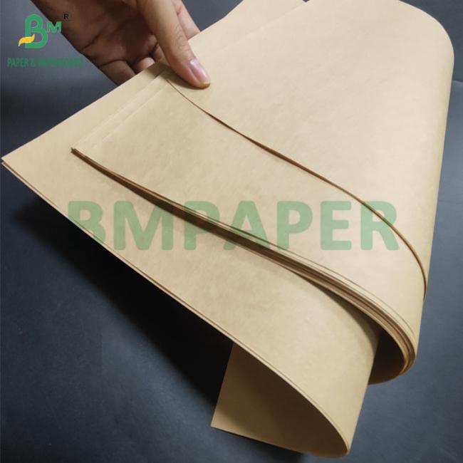  80gsm 85sgm Brown Sack Kraft Paper For Cement Packing Bag 42'' High Strength