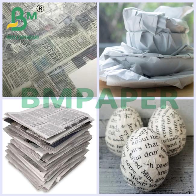 51.8gsm Light Grey Clear Printing Newsprint Packing Paper For Sketch Book