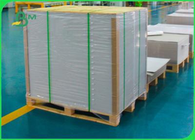 China 200gsm Caly Coated Duplex Board Grey Back 27.5'' X 43'' Hard Stiffness for sale