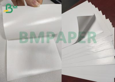 China 80g Semi Glossy Paper / Water Based / 85g White Release Liner Paper for sale