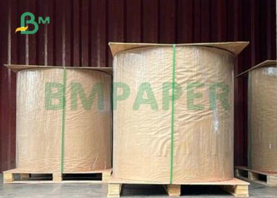 China 71cm 72cm 10 Points 12 Points Double Sided White Couche Paper Roll For Flyer Making for sale
