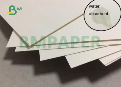 Cina strato assorbente puro 3mm del cartone dell'acqua bianca di 100cm x di 70 1mm 2mm per i sottobicchieri della tazza in vendita