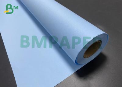 China 80gsm Blue Plotting Printing Paper Roll For Inkjet Printing 610mm 620mm for sale