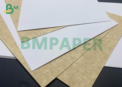 China 200g 250g Coated Board Kraftback 32”X 48”White Surface Printable Cardpaper for sale