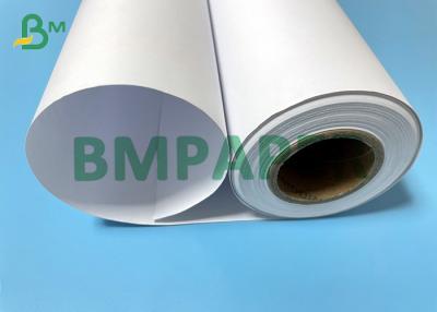 China 20LB 610mm x 45m Uncoated CAD Inkjet Bond Paper Roll For CAD Plotting for sale