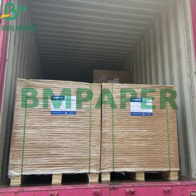 China 70gsm Unbleached Kraft Liner Board Topliner Sack Craft Base Paper For Wrapping for sale