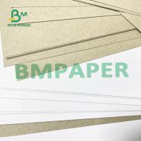 China 300g Recycled Pulp Duplex Board With Grey Back For Notebook Covers for sale
