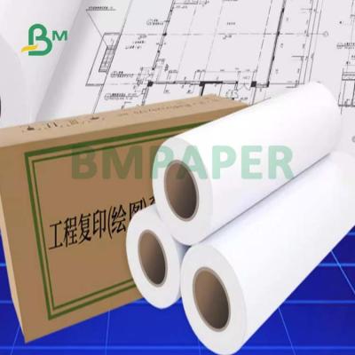 China Premium Uncoated Inkjet Plotter Paper 20lb 22