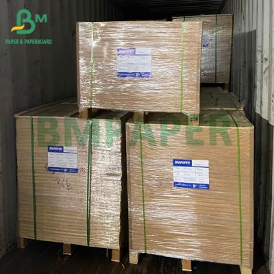 China Semi Extensible Brown Kraft Paper Cement Kraft Bags Paper 90gsm 50kg for sale
