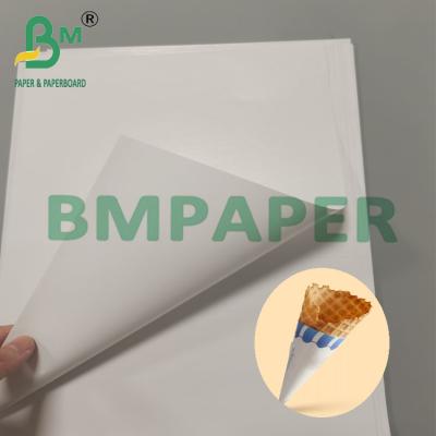 China 80g Disposable Conic Cone Sleeve Paper Dessert Snack Wrapping for sale