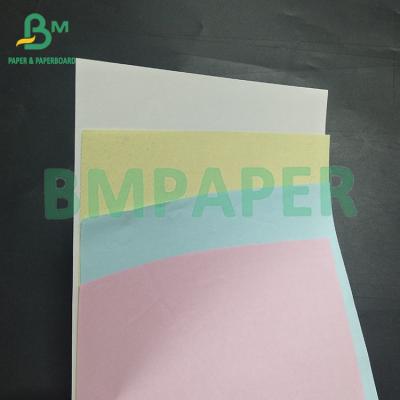 China 60GSM 75GSM Colorful Carbonless NCR ATM Receipt Paper Roll CB CFB CF for sale
