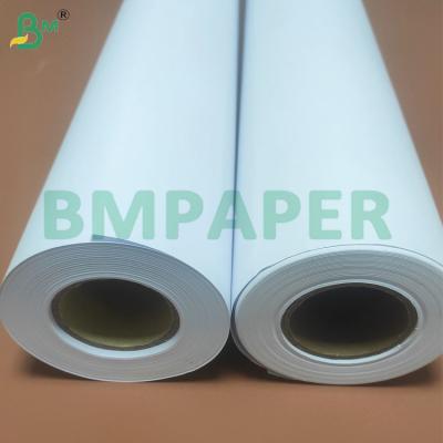 China 20lb White Good Print Effect Large Format CAD Plotter Paper Rolls for sale