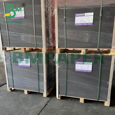 China 70x100cm Good Strength Black Cardboard 1.5mm Thick For CD Packaging for sale