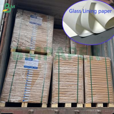 중국 38gsm 40gsm 표면 매끄러운 유리 라이닝 종이, 인터레벨링 용지 보호용 2080mm 판매용