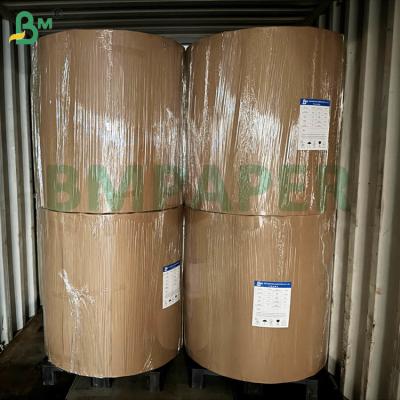 China 140g 170g Uncoated White Top Liner Board Recyced Container Board Rolls for sale