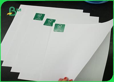 China Plain Glossy Printing Uncoated Woodfree Paper 70g 80g OEM / ODM Acceptable for sale