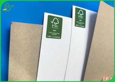 China Recycled Pulp White Coated Duplex Board 400g 61*61cm With White Coated for sale