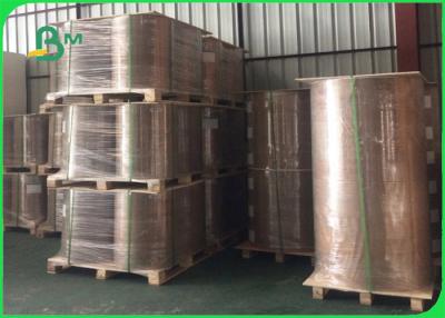 Κίνα Υψηλό υλικό ξύλινου πολτού ρόλων 350gsm 400gsm Virgin χαρτιού της Kraft έκρηξης καφετί προς πώληση