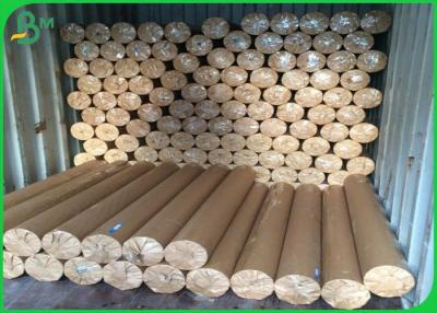 China 50gsm - 80gsm Plotter Paper Roll Soft Smoothy Wood Pulp Material White Color for sale