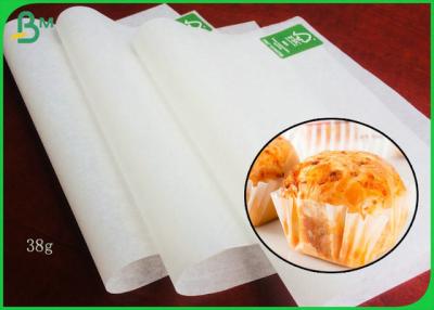 Cina carta bianca della fodera del bigné 38GSM con il commestibile certificato per cuocere in vendita