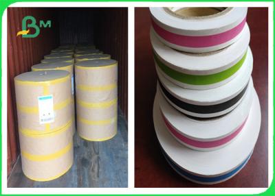 China Width 15MM 60G 120G Straw Paper In Rolls With Color Printed FDA Approved for sale